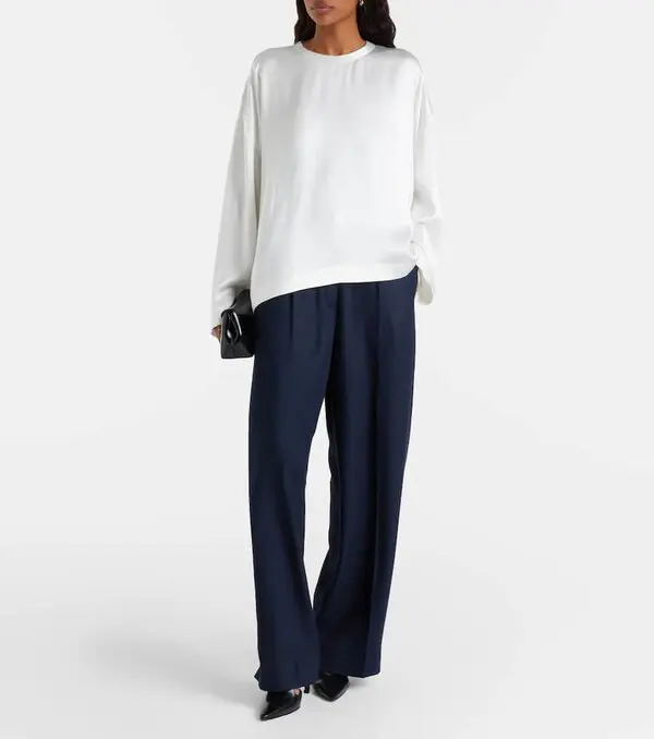 TOTEME Satin Top - White