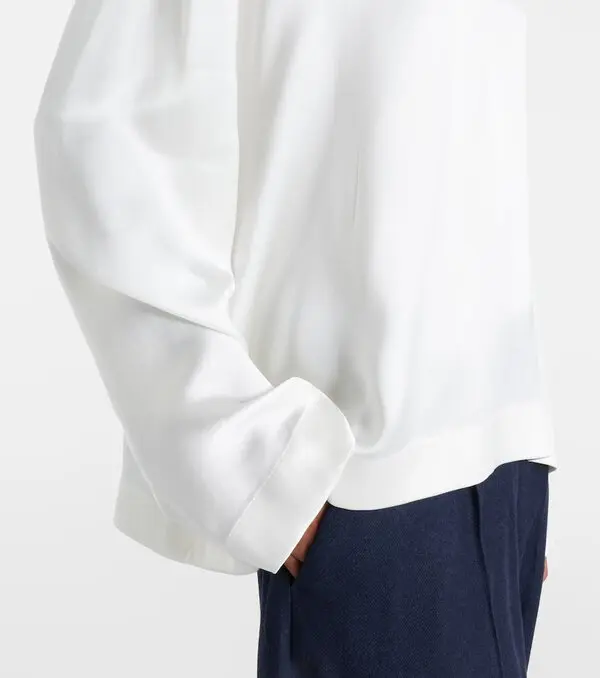 TOTEME Satin Top - White