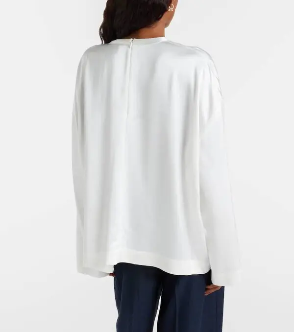 TOTEME Satin Top - White