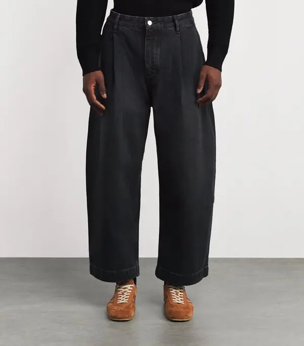 Studio Nicholson Denim Puch Wide-leg Trousers