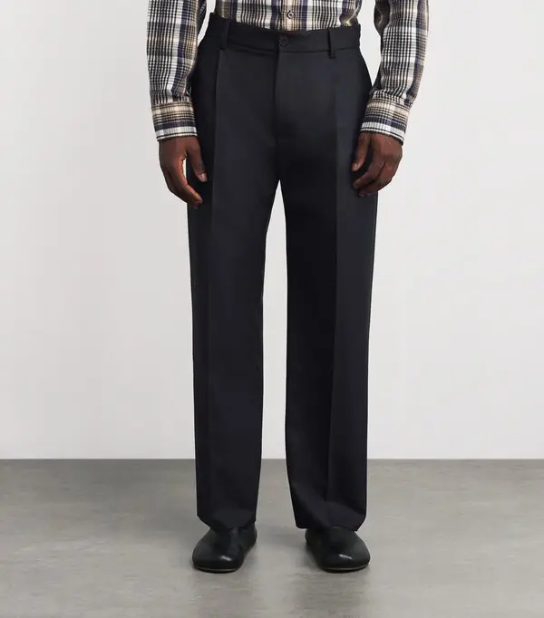 Studio Nicholson X Aaron Levine Wool Selby Trousers - Navy