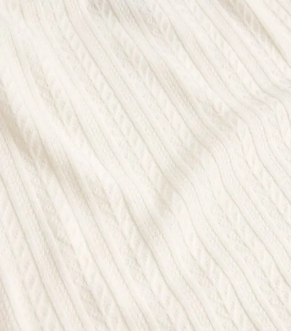 Veronica Beard Pointelle-knit Cami - Neutral
