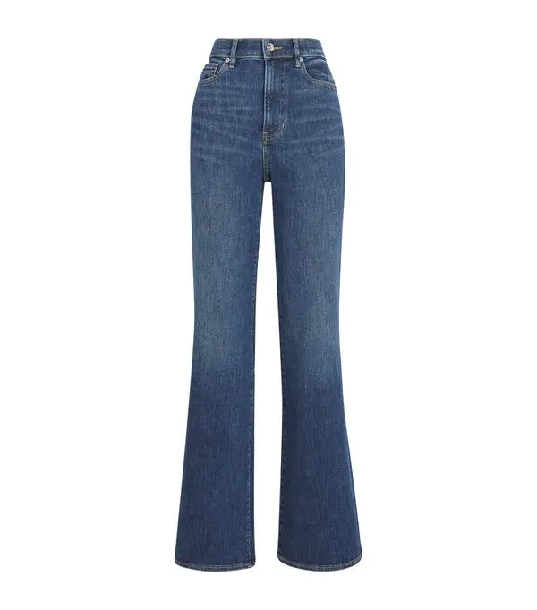 Veronica Beard Crosbie Wide-leg Jeans - Blue