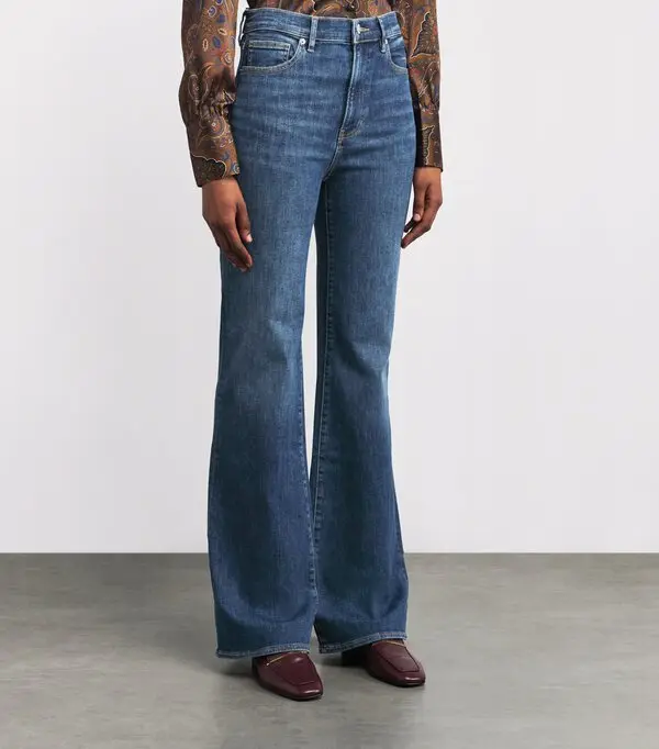 Veronica Beard Crosbie Wide-leg Jeans - Blue