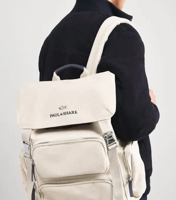 Paul & Shark Cotton-blend Canvas Backpack