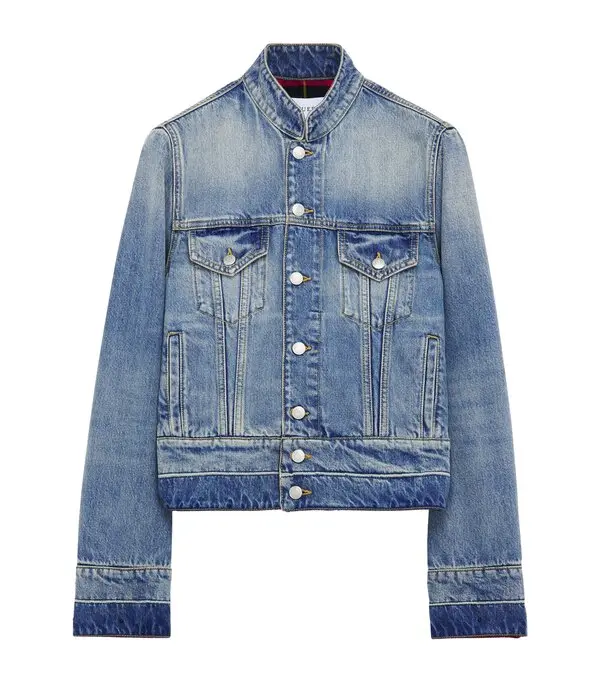 Alexander McQueen Denim Jacket - Blue