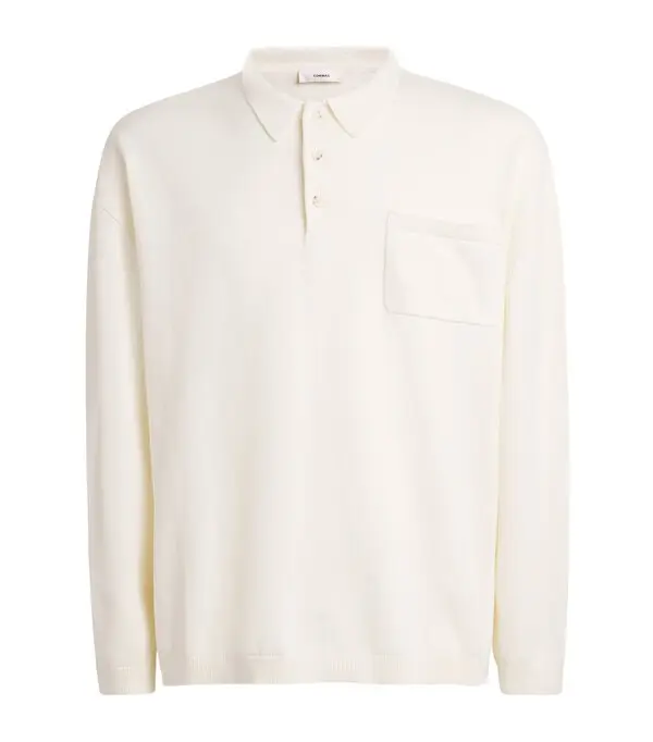 Commas Cotton-cashmere Polo Sweater