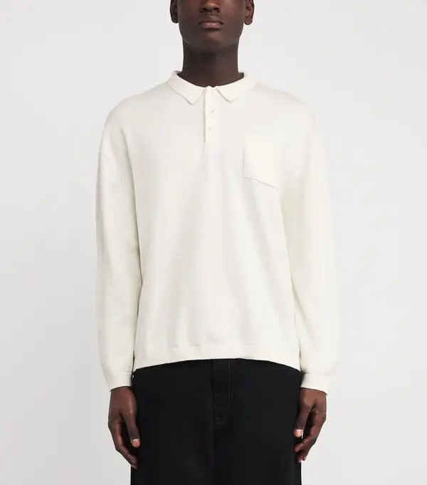 Commas Cotton-cashmere Polo Sweater