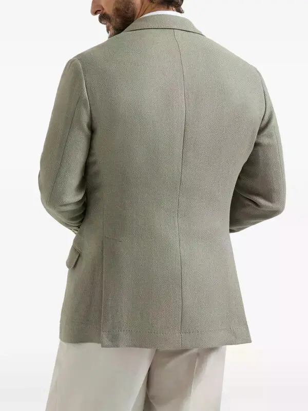Brunello Cucinelli Single-breasted Blazer - Green