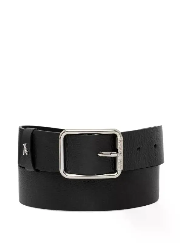 Patrizia Pepe Logo-detail Buckle Belt - Black