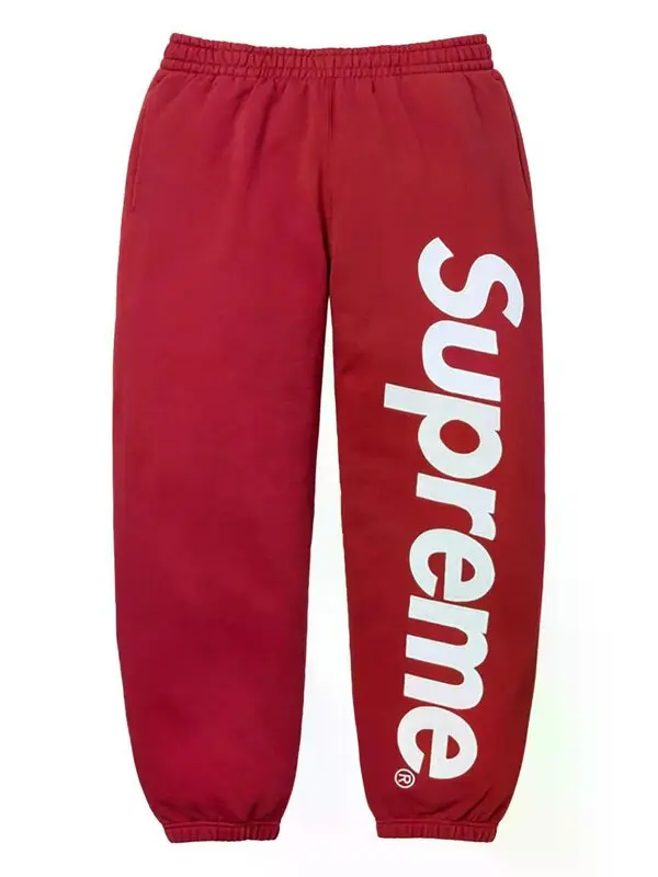 Supreme Logo Appliqué Track Pants - Red
