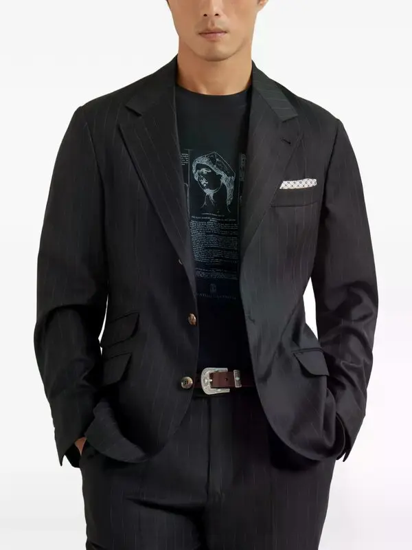 Brunello Cucinelli Striped Blazer