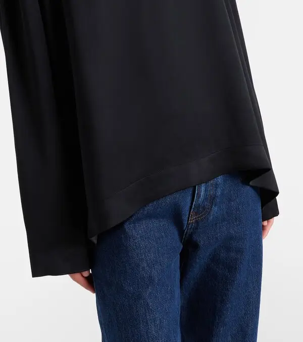 TOTEME Satin Top - Black