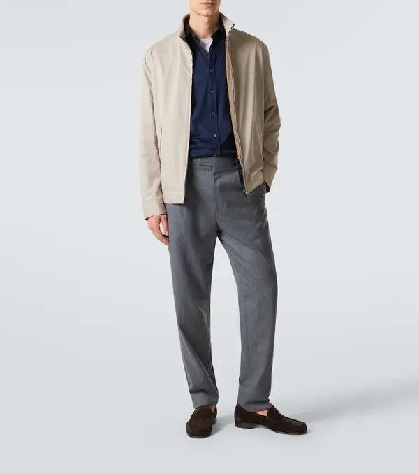 Canali Cotton Jersey Shirt - Blue