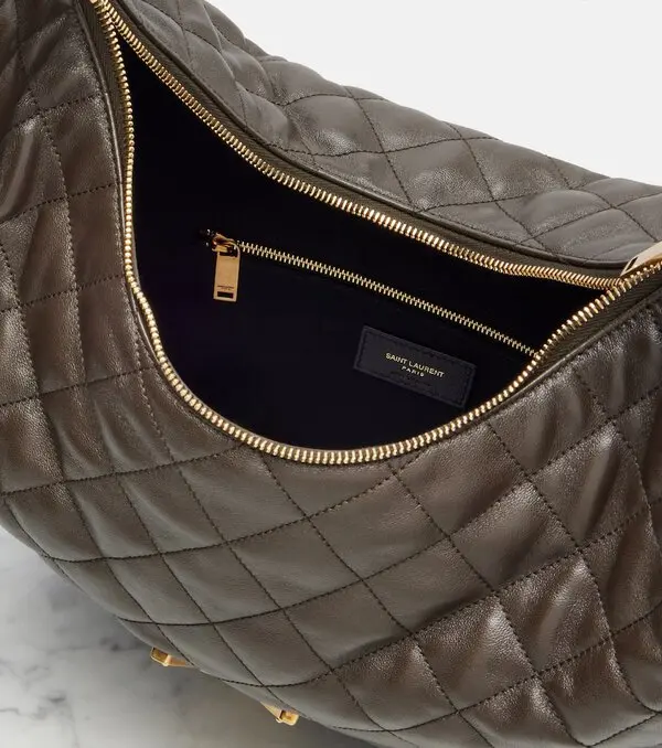 Saint Laurent Icare Medium Quilted Leather Shoulder Bag