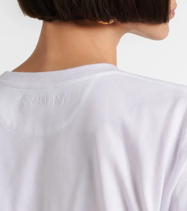 Saint Laurent Cotton Jersey T-shirt