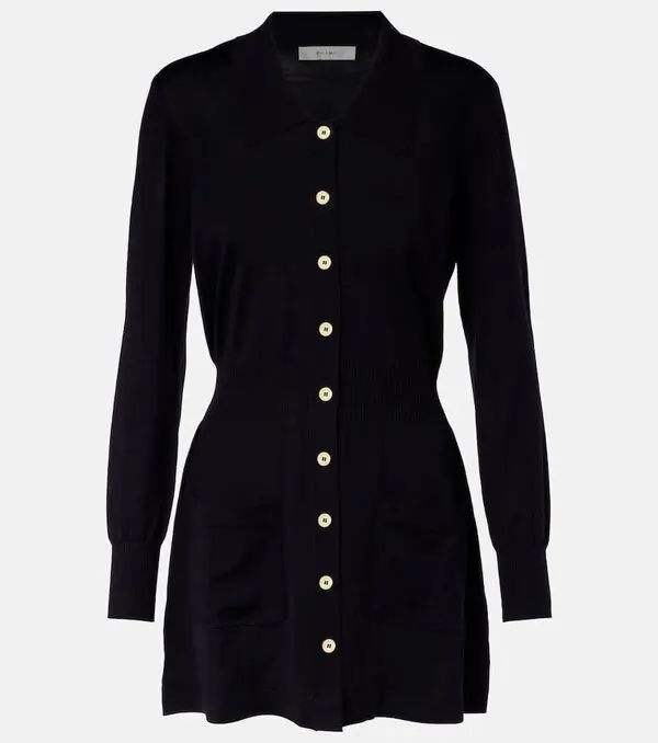 FRAME Wool Polo Dress
