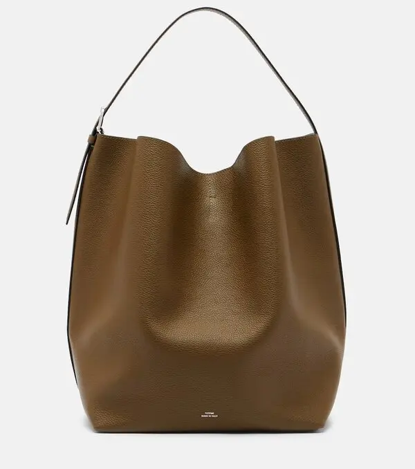 TOTEME Large Leather Tote Bag
