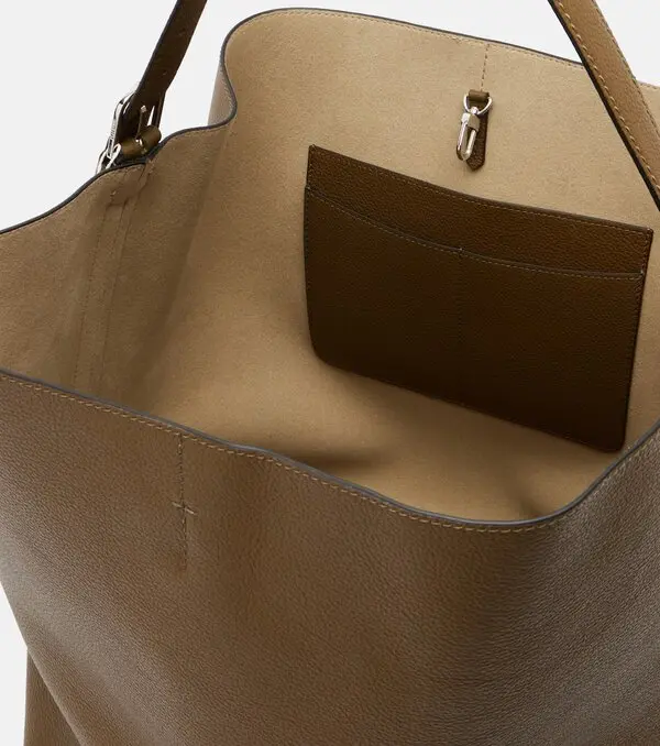 TOTEME Large Leather Tote Bag