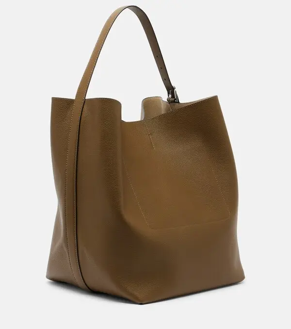 TOTEME Large Leather Tote Bag