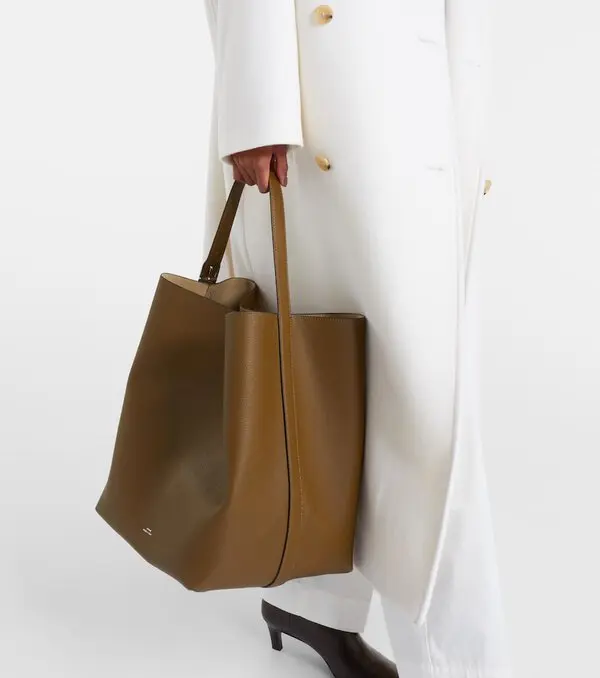 TOTEME Large Leather Tote Bag