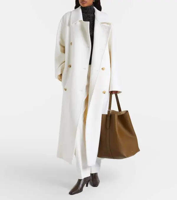 TOTEME Large Leather Tote Bag