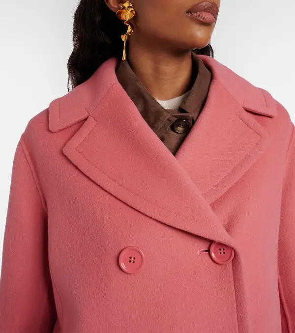 Max Mara Efebo Virgin Wool Double-breasted Jacket