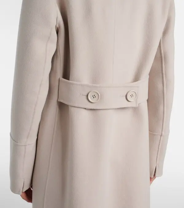 Max Mara Custodi Double-breasted Virgin Wool Coat