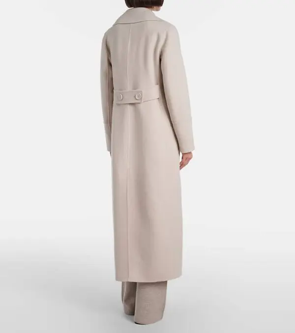 Max Mara Custodi Double-breasted Virgin Wool Coat