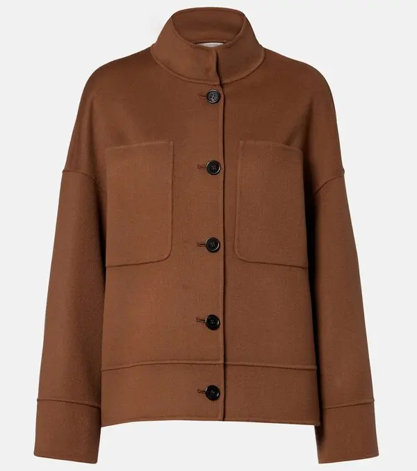 Max Mara Renna Virgin Wool Jacket - Brown