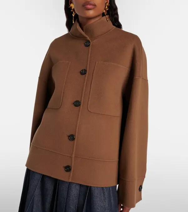 Max Mara Renna Virgin Wool Jacket - Brown