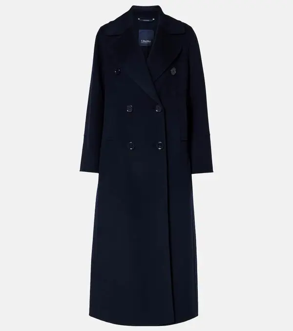 Max Mara Custodi Double-breasted Virgin Wool Coat
