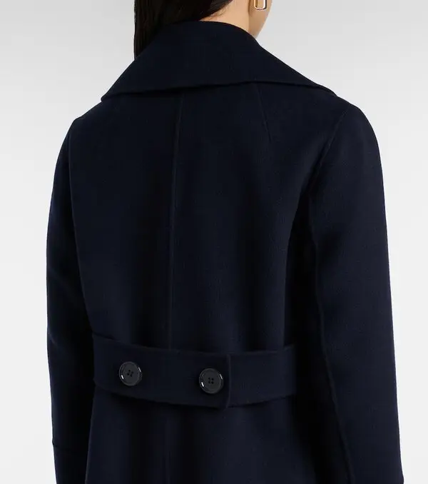 Max Mara Custodi Double-breasted Virgin Wool Coat