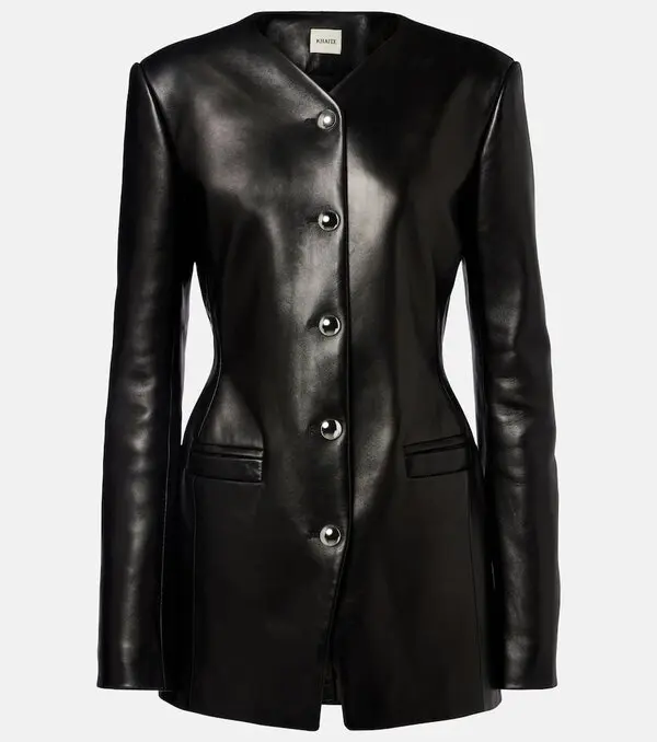 Khaite Naran Leather Jacket