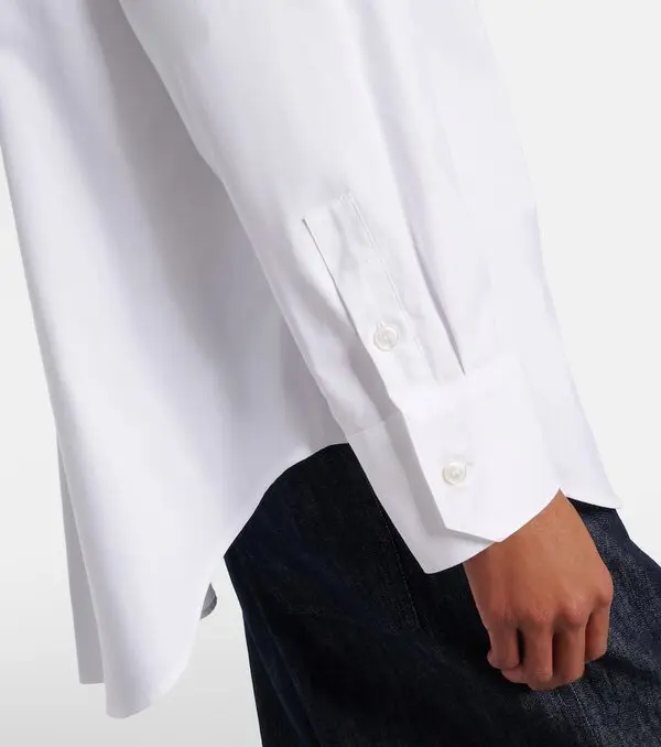 Max Mara Adele Cotton Poplin Shirt - White