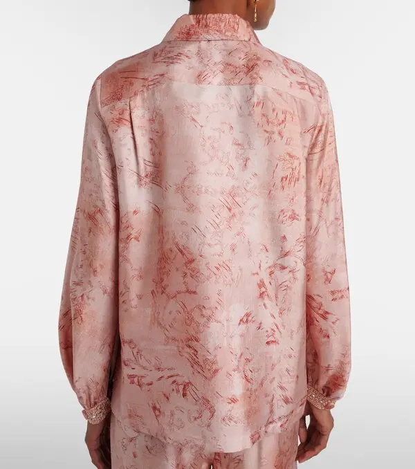 Max Mara Printed Twill Shirt