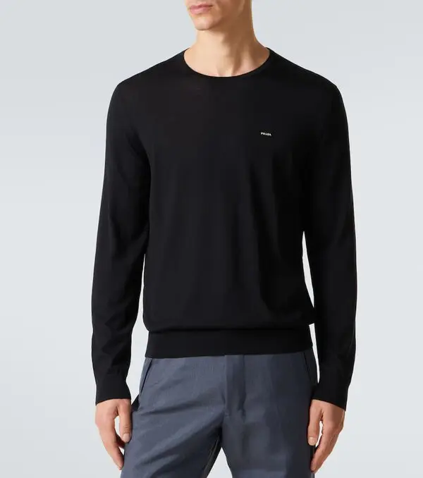 Prada Virgin Wool Sweater - Black