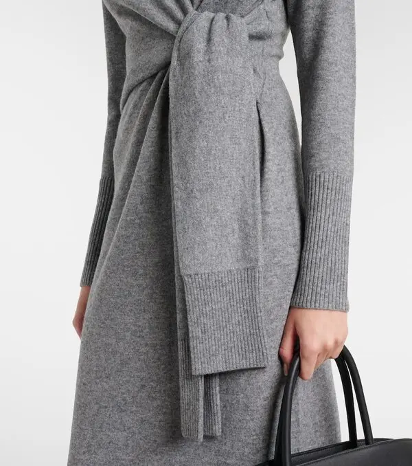 Veronica Beard Salomez Wool And Cashmere Midi Wrap Dress