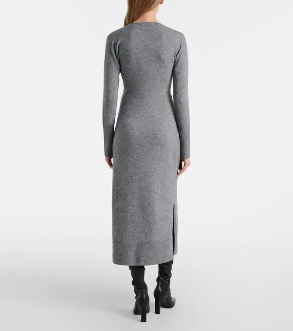 Veronica Beard Salomez Wool And Cashmere Midi Wrap Dress