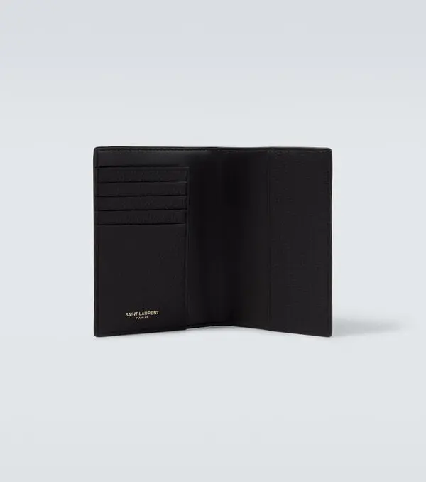 Saint Laurent Cassandre Leather Card Holder