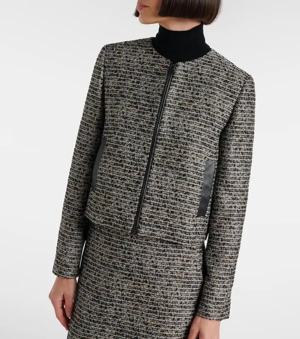 Max Mara Volume Tweed Jacket
