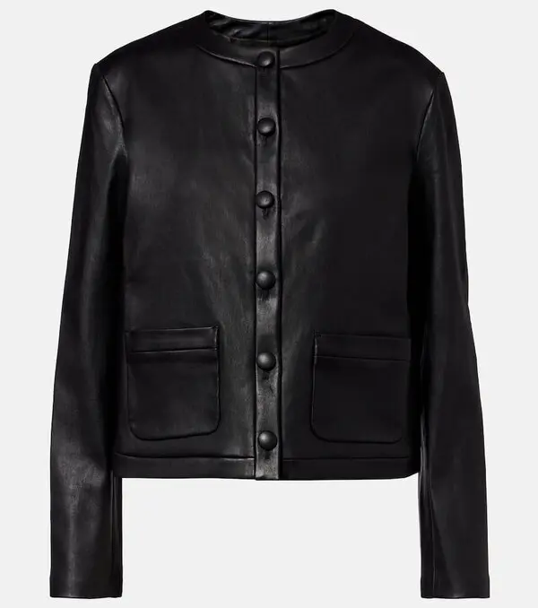 Stouls Gabrielle Leather Jacket - Black