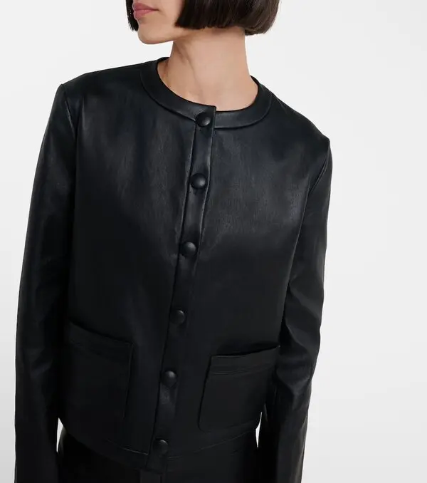 Stouls Gabrielle Leather Jacket - Black