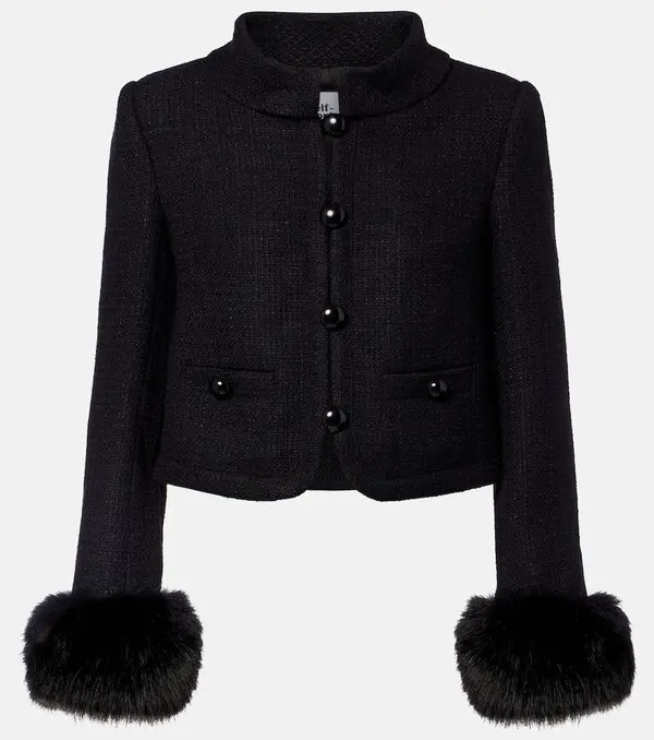 SELF-PORTRAIT Boucle Jacket