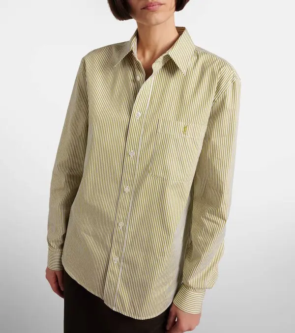Saint Laurent Striped Cotton Shirt