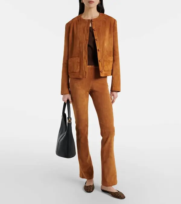 Stouls Gabrielle Suede Jacket - Brown