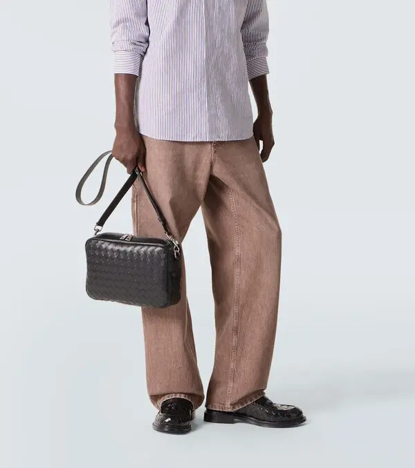 Bottega Veneta Intrecciato Leather Camera Bag