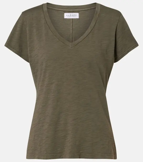 Velvet By Graham & Spencer Lilith Cotton T-shirt