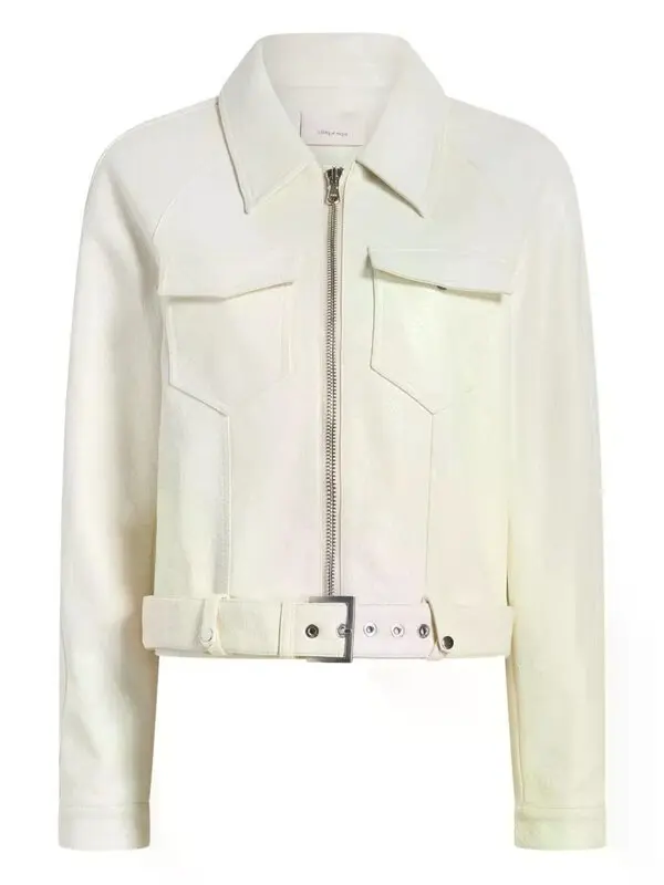 Cinq À Sept Saffira Zip Jacket - White