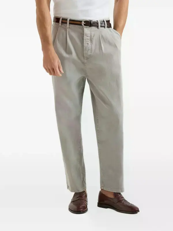 Brunello Cucinelli Double-pleat Five-pocket Jeans